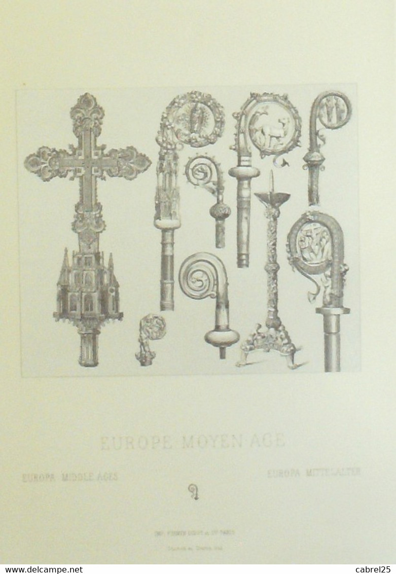 Crosses d'Archevêque et Evêque chandelier croix latine
